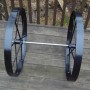 Steel Wagon Wheels and Axle Kit - Custom Wagon Wheels