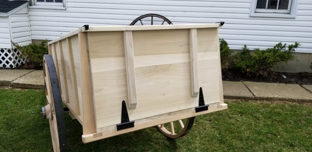 Wood Cart-Tip Cart in Lexington, OH | Custom Wagon Wheels