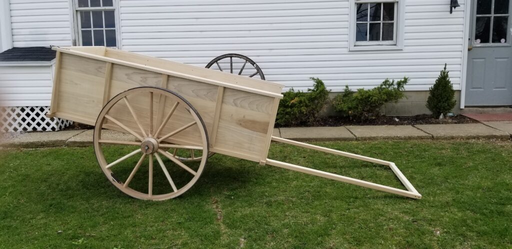 Wood Cart-Tip Cart in Lexington, OH | Custom Wagon Wheels